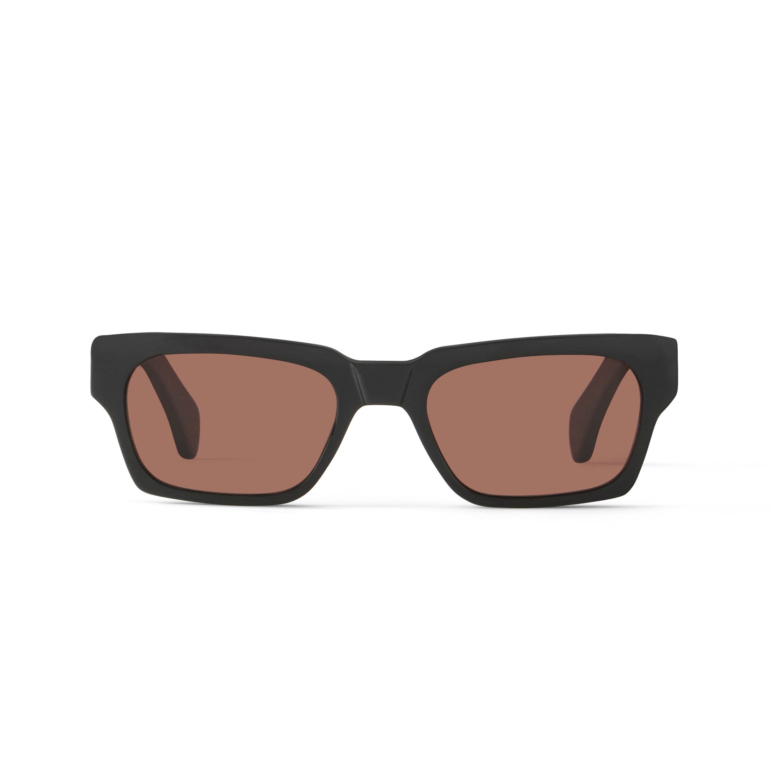 Leon Sun Black Rectangular Polarized Sunglasses Sunglasses – FRENCH KIWIS